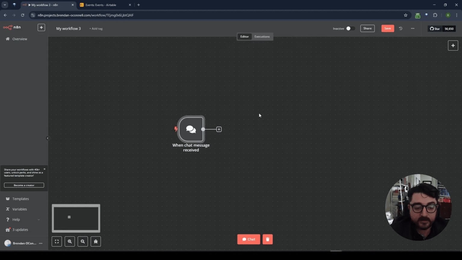 Automate Airtable with n8n AI Agent Workflow | Brendan O'Connell